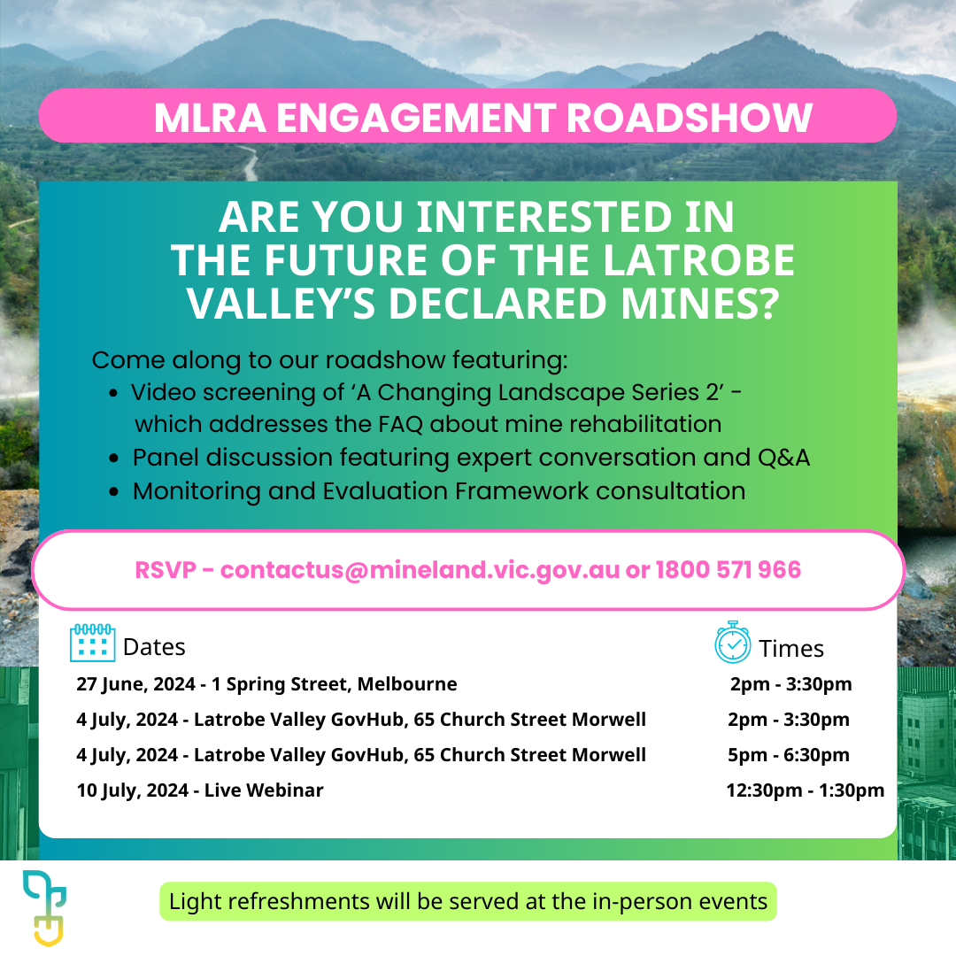 MLRA Engagement Roadshow | Mine Land Rehabilitation Authority